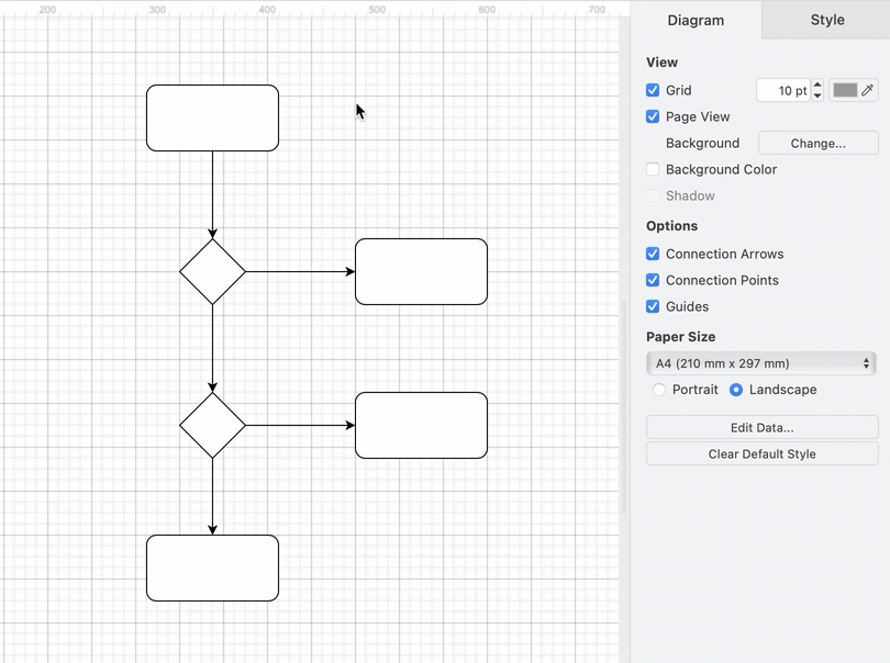 Add Text Labels To Shapes And Connectors