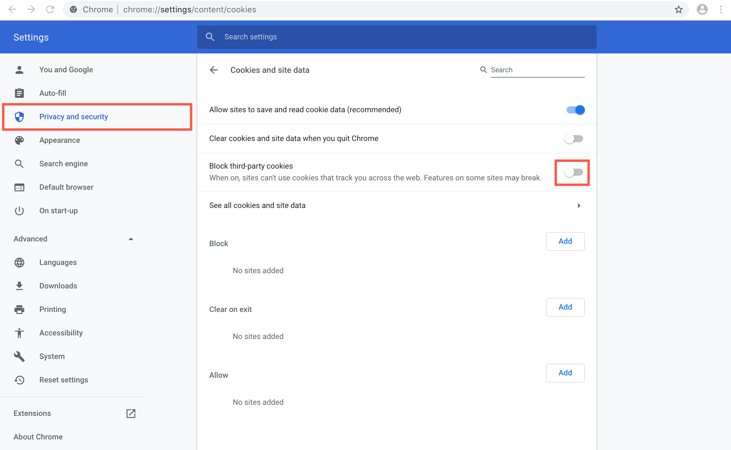 Enable third-party cookies in your browser Enable third-party cookies in your browser
